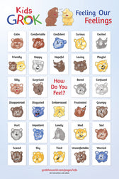 Kids GROK Feelings & Needs Posters (e-Version) – Grok-The-World